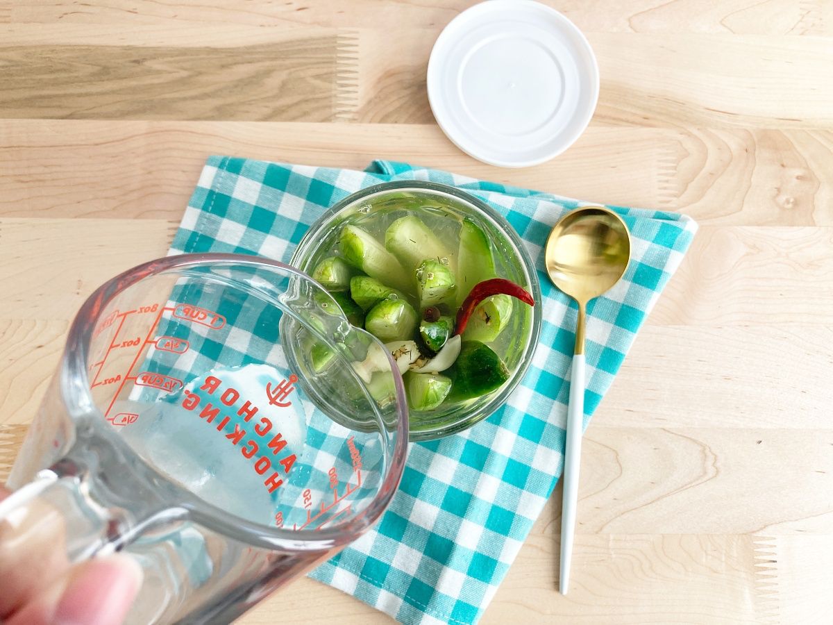 Small Batch Refrigerator Dill Pickles