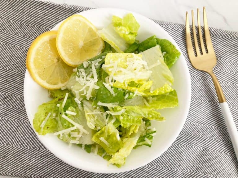 Viral Crunchy Lemon Parmesan Salad