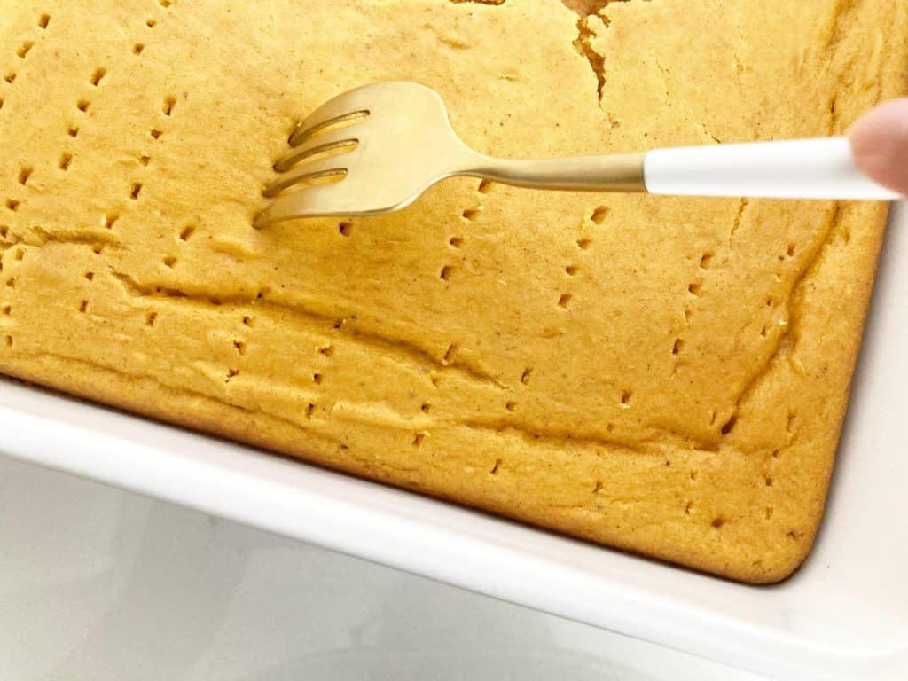 Pumpkin Tres Leches Cake With Cake Mix