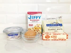 Raspberry Cheesecake Cookies With Jiffy Muffin Mix