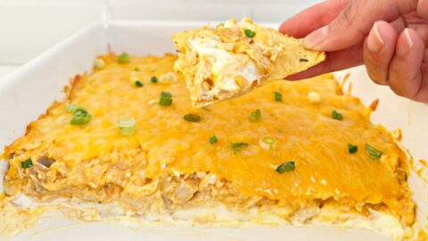 Layered Buffalo Chicken Dip