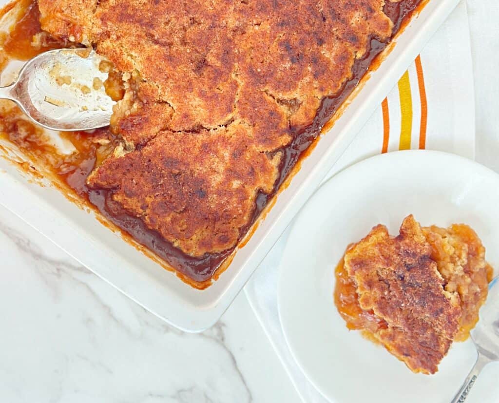 Old Fashioned Peach Cobbler